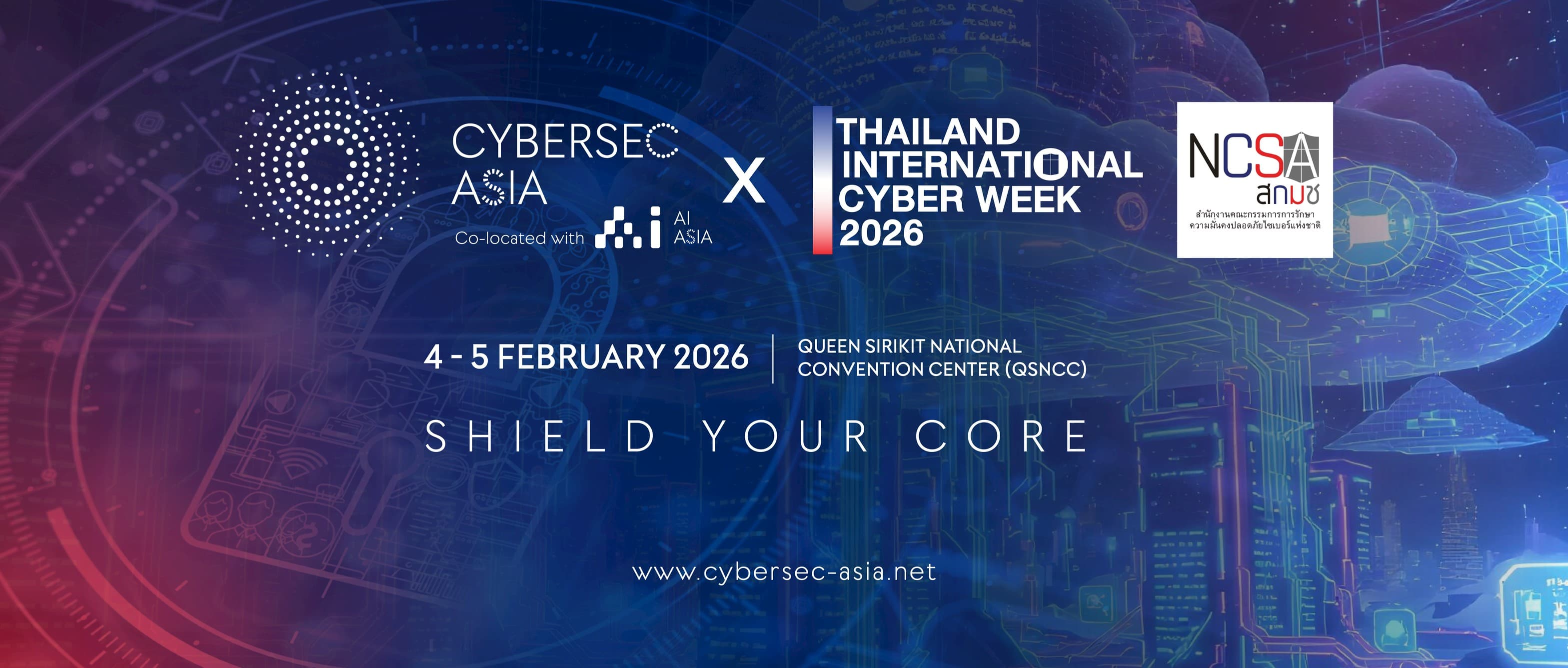 Cybersec Asia x Thailand International Cyber Week 2026 (powered by NCSA) and AI Asia